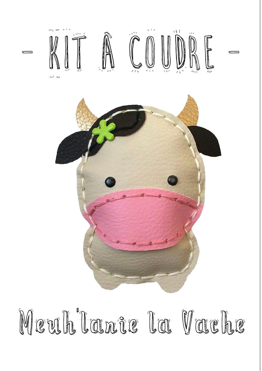 Kit à Coudre "Meuh'lanie la Vache" - Limalou Creations
